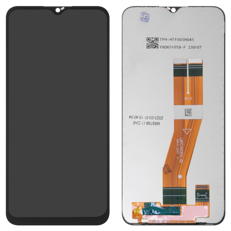 LCD compatible with Samsung A037F Galaxy A03s, (black, without frame ...
