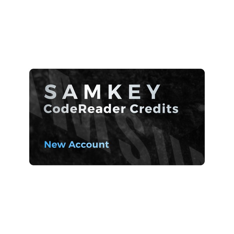 Samkey CodeReader Credits (New Account) - GsmServer